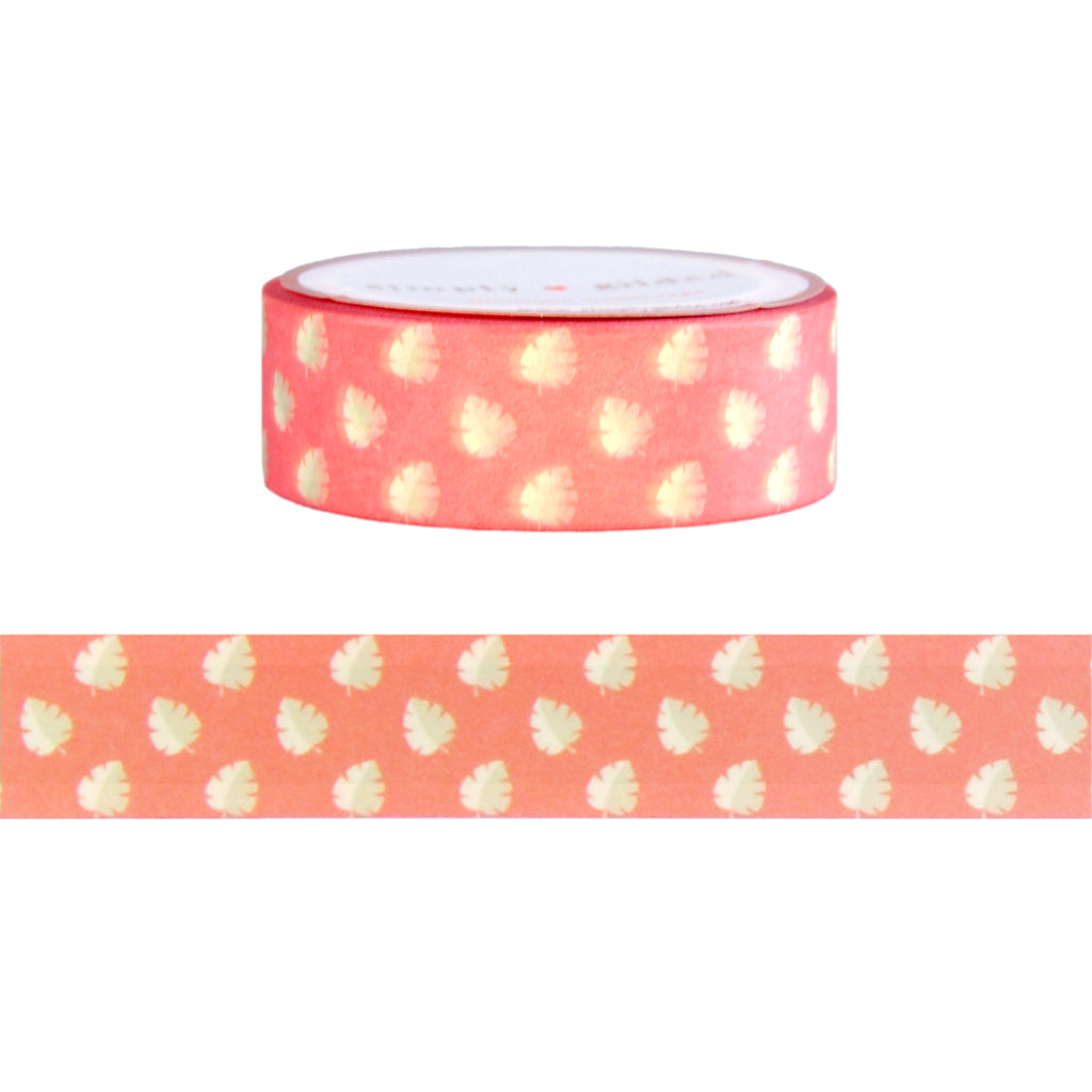 Shave Ice Sky Palm Pattern washi (15mm) – simply gilded