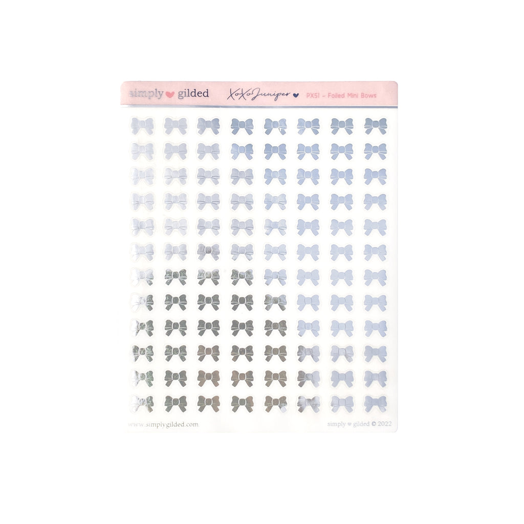 PX51 Foiled Micro Bows (you pick) – simply gilded