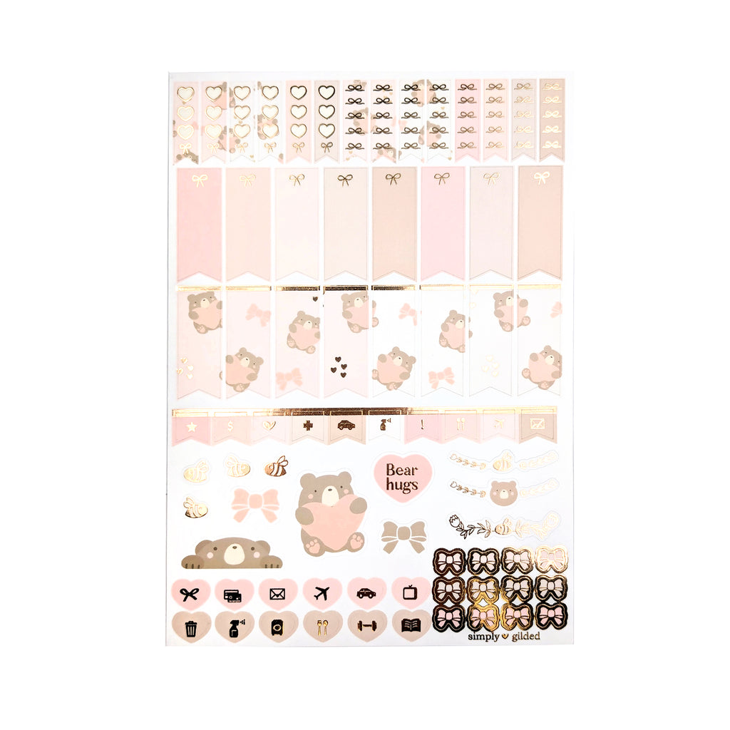Sweet Jasper Luxe Sticker Kit (rose gold foil) – simply gilded